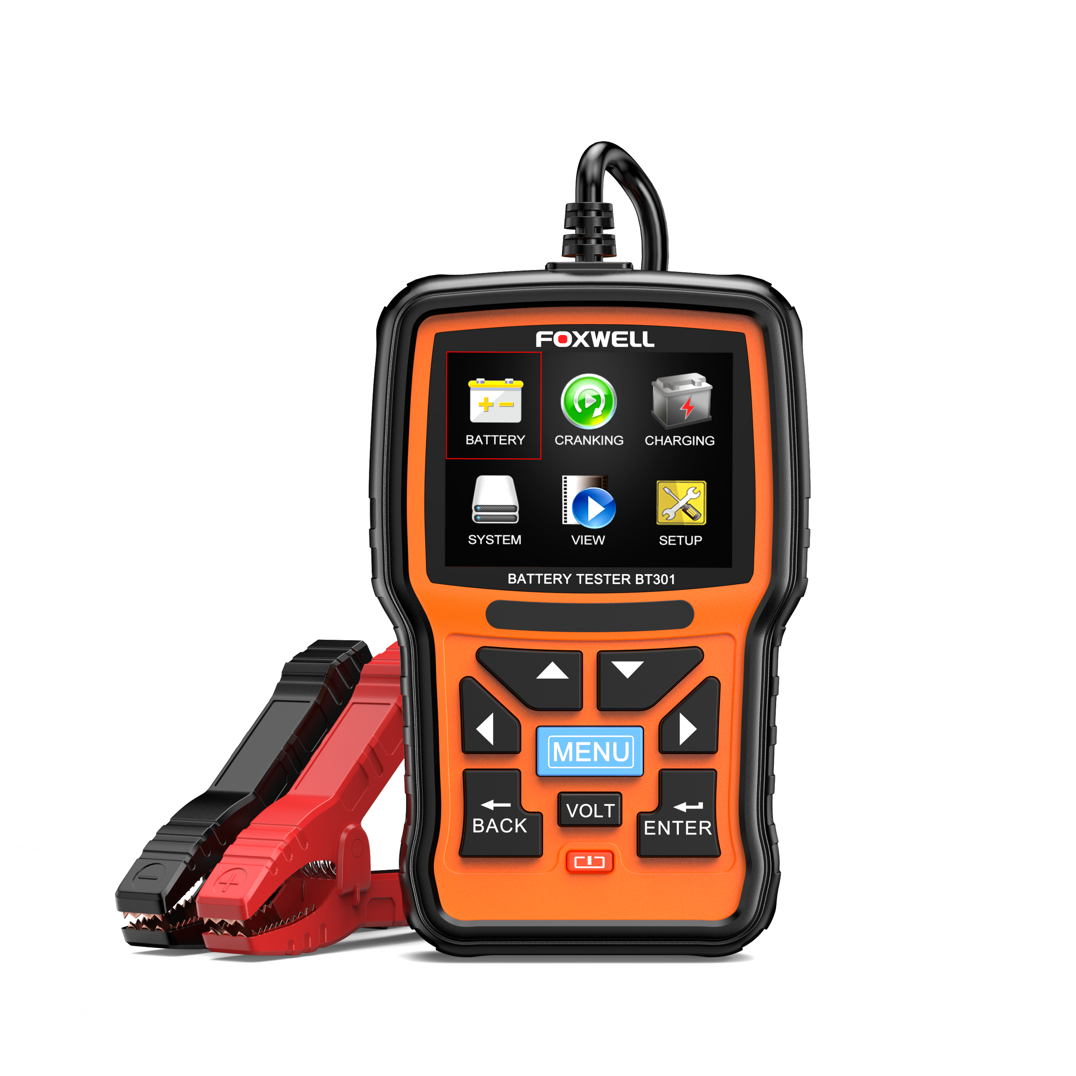 Foxwell BT301 12V Car Battery Tester, Automotive Battery Analyzer Load