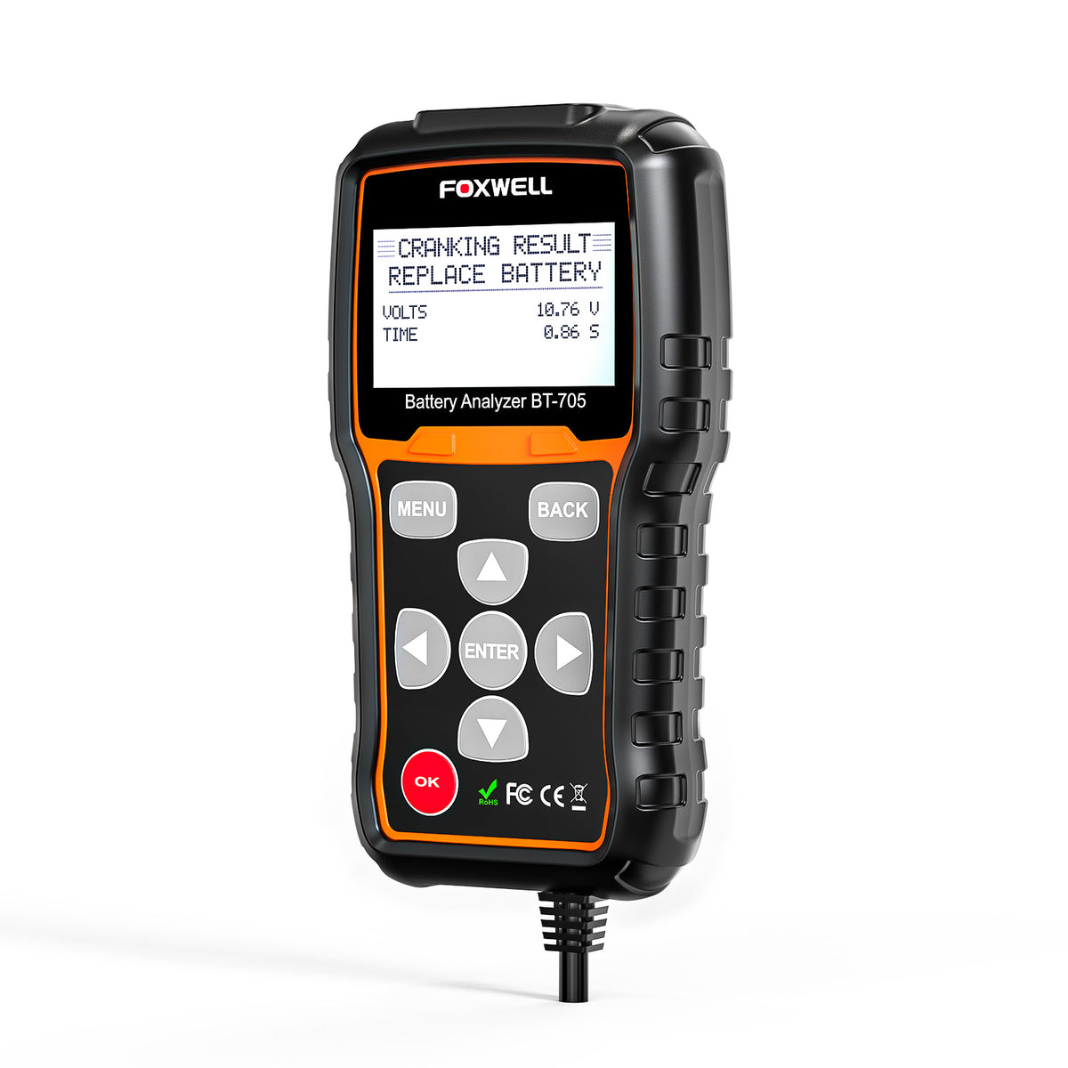 Foxwell BT705 12V Battery Tester 24V Truck Analyzer Cranking Charging