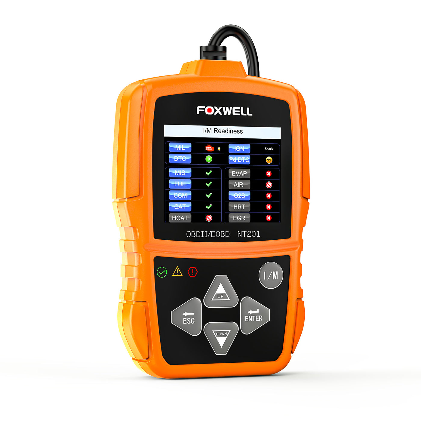 Foxwell NT201 Check Engine Light, Read and Clear Fault Codes, Live Dat