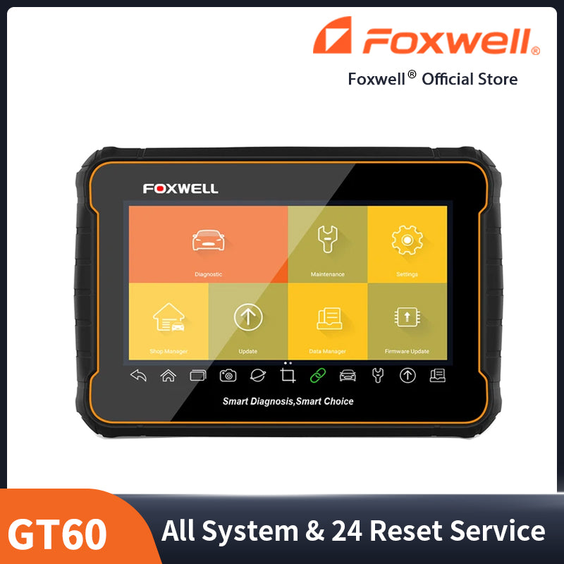 Foxwell GT60 Android Tablet Scanner OBD2 Table Diagnostic Tool with 20 ...